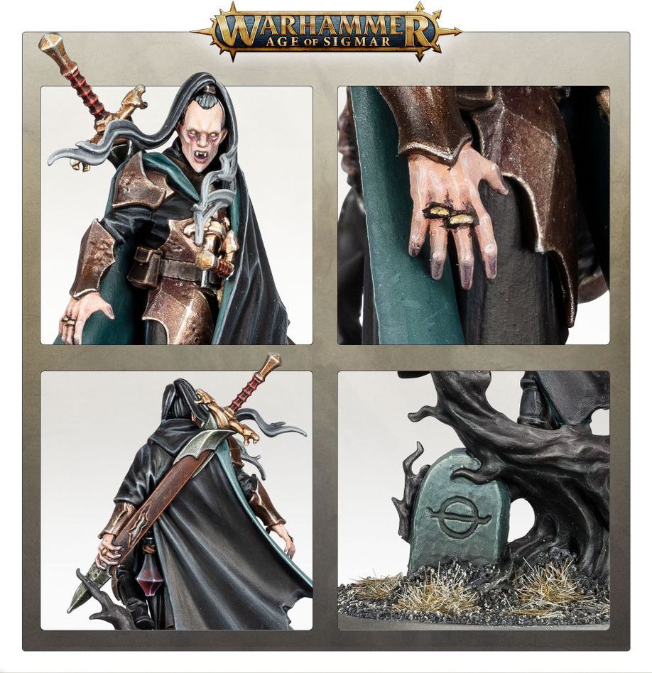 Soulblight Gravelords: Cado Ezechiar The Hollow King – Marionville Models