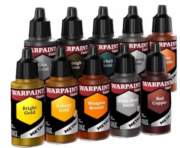 The Army Painter: Warpaints Fanatic Metallics Paint Set – Marionville ...