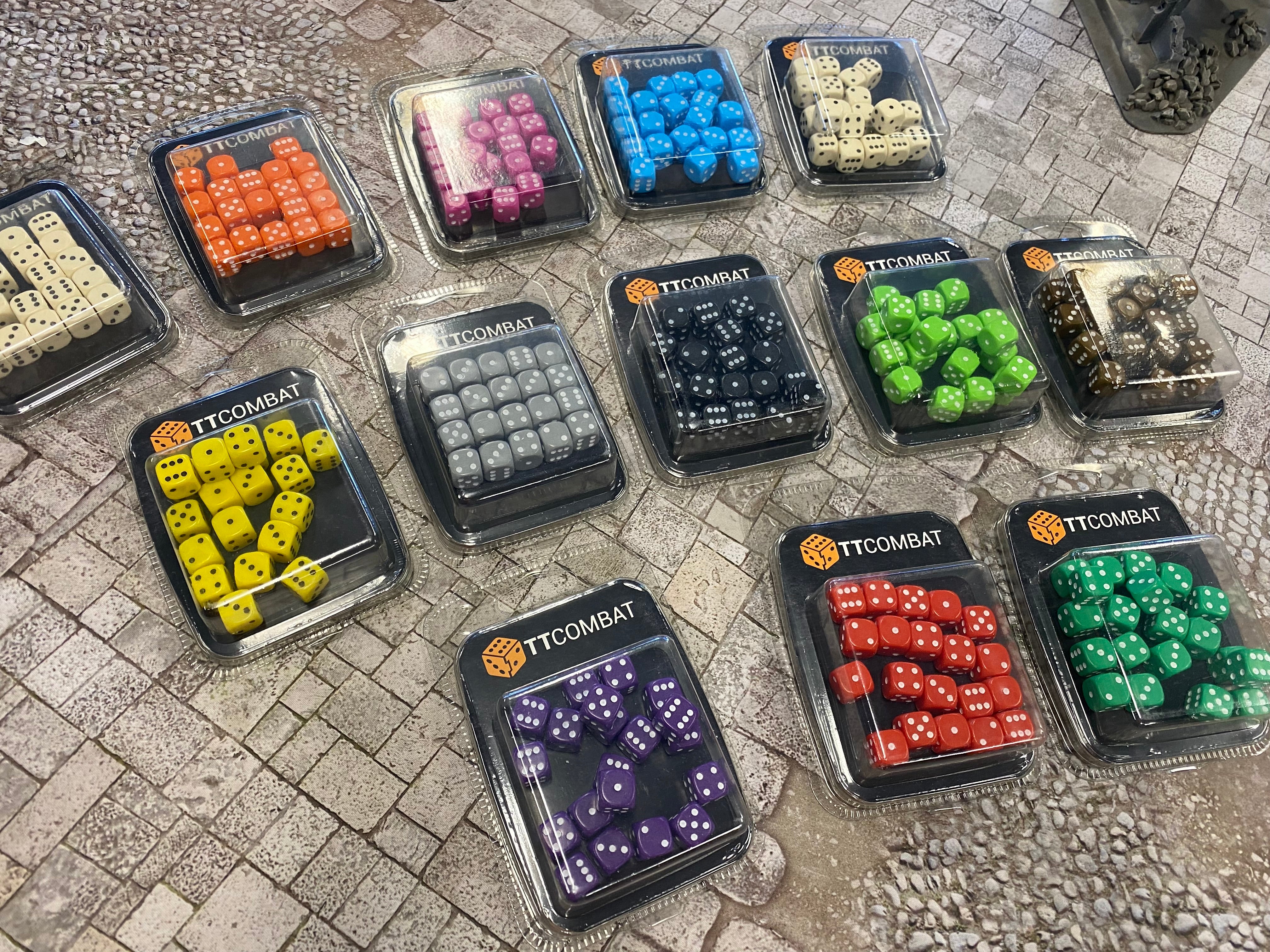 TT Combat 12mm D6 Dice Sets (20) – Marionville Models