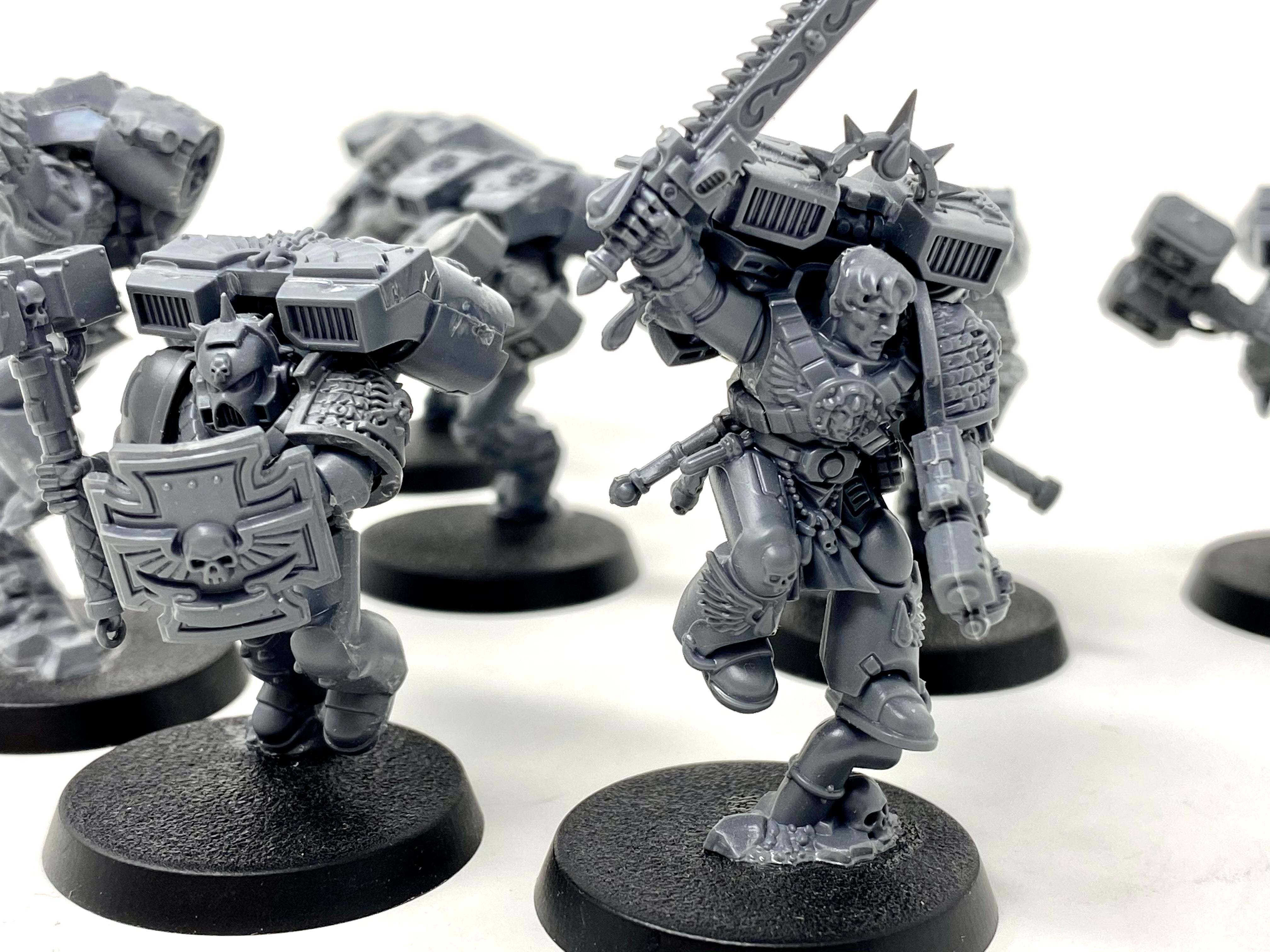 Warhammer 40K Space Marine Deathwatch Vanguard Veteran Squad 7 man (US ...